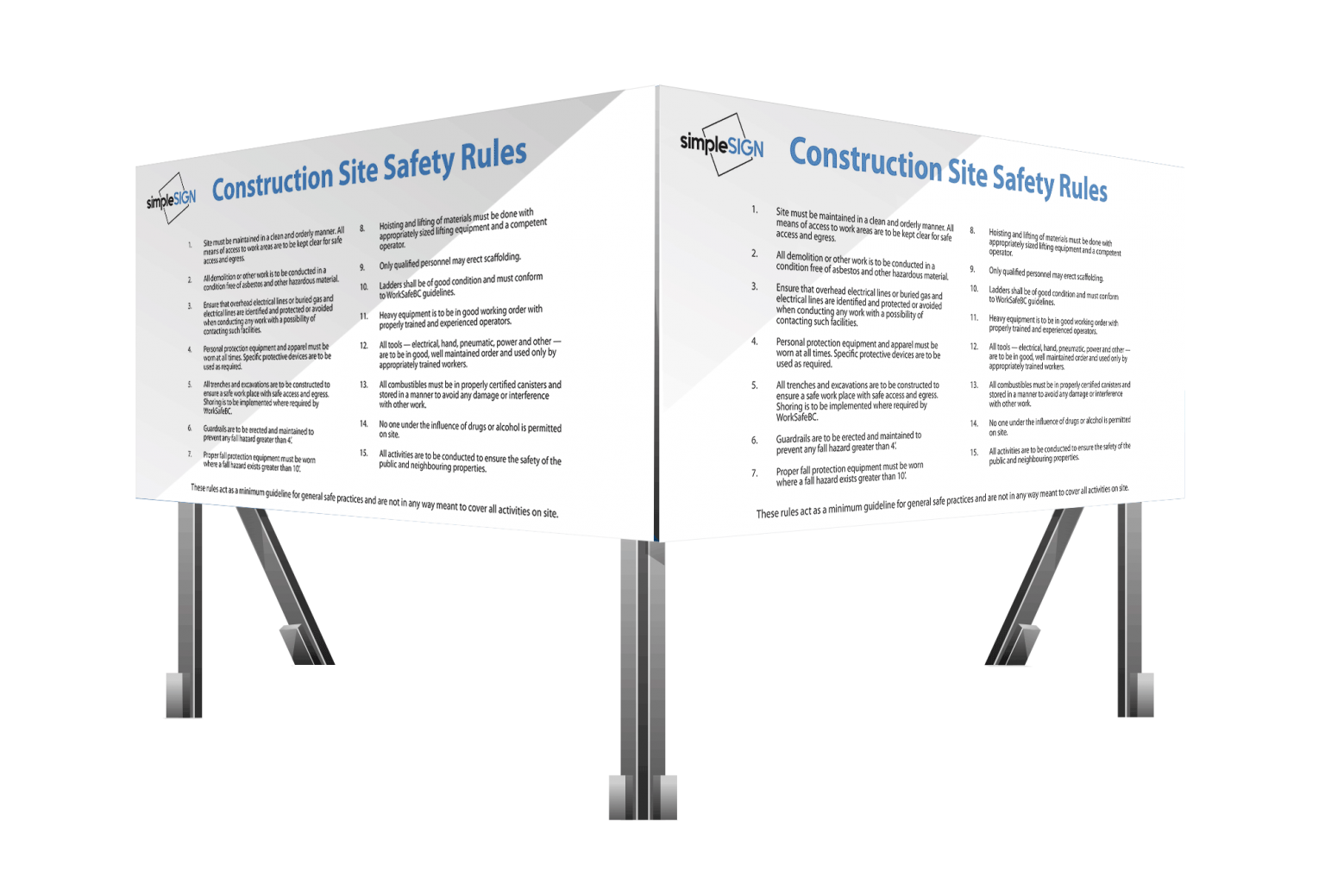 Construction Signs - Simple Sign