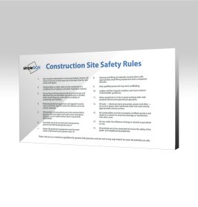 4×8 Sign No Legs – Simple Sign